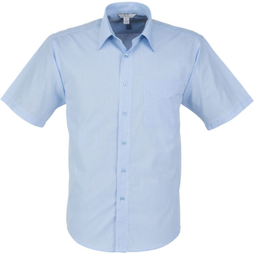 Mens Short Sleeve Micro Check Shirt | Brandability