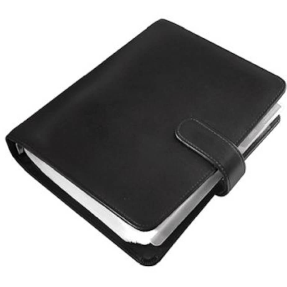 A5 Napoli Leather Organiser with Tab Closure | Brandability