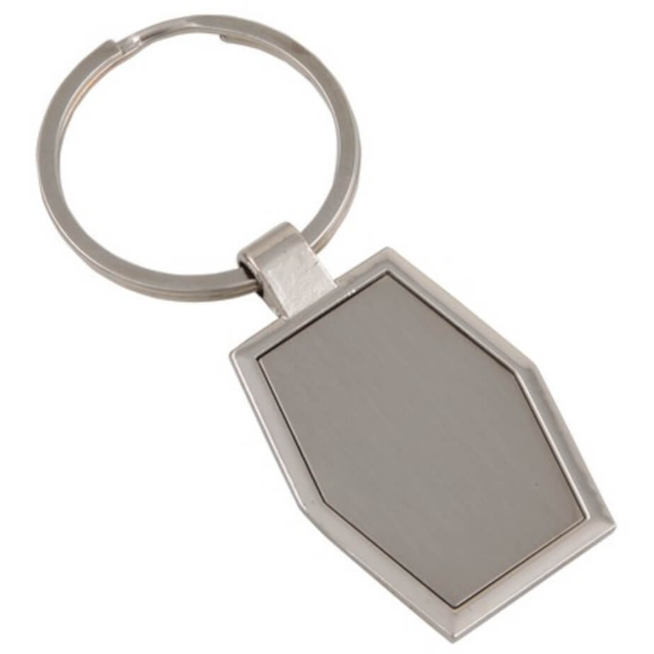 Budget Hexagon Keyring | Brandability
