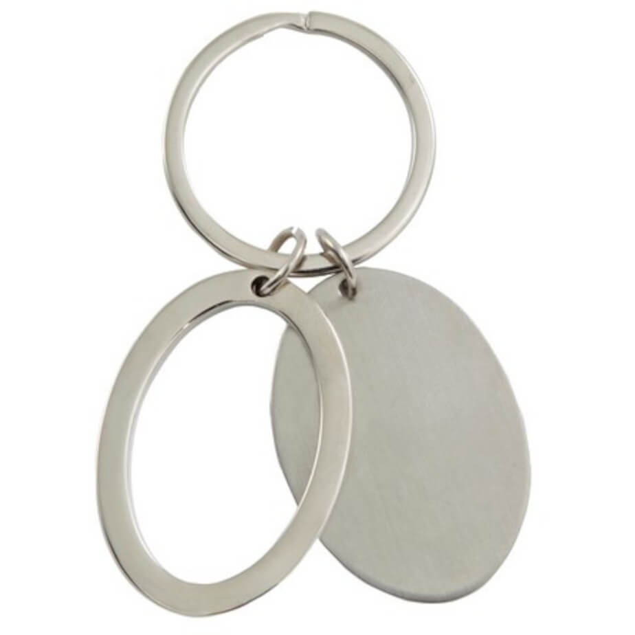 Dual Oval Keyring | Brandability
