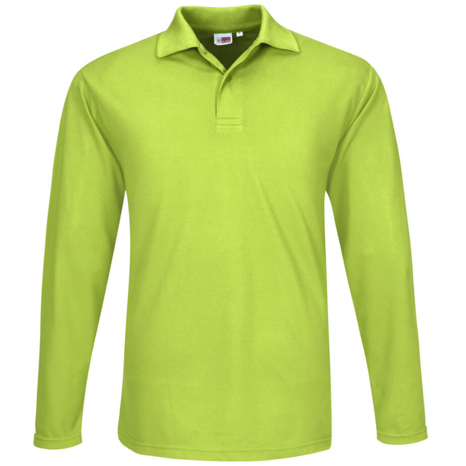 Mens Long Sleeve Elemental Golf Shirt | Brandability