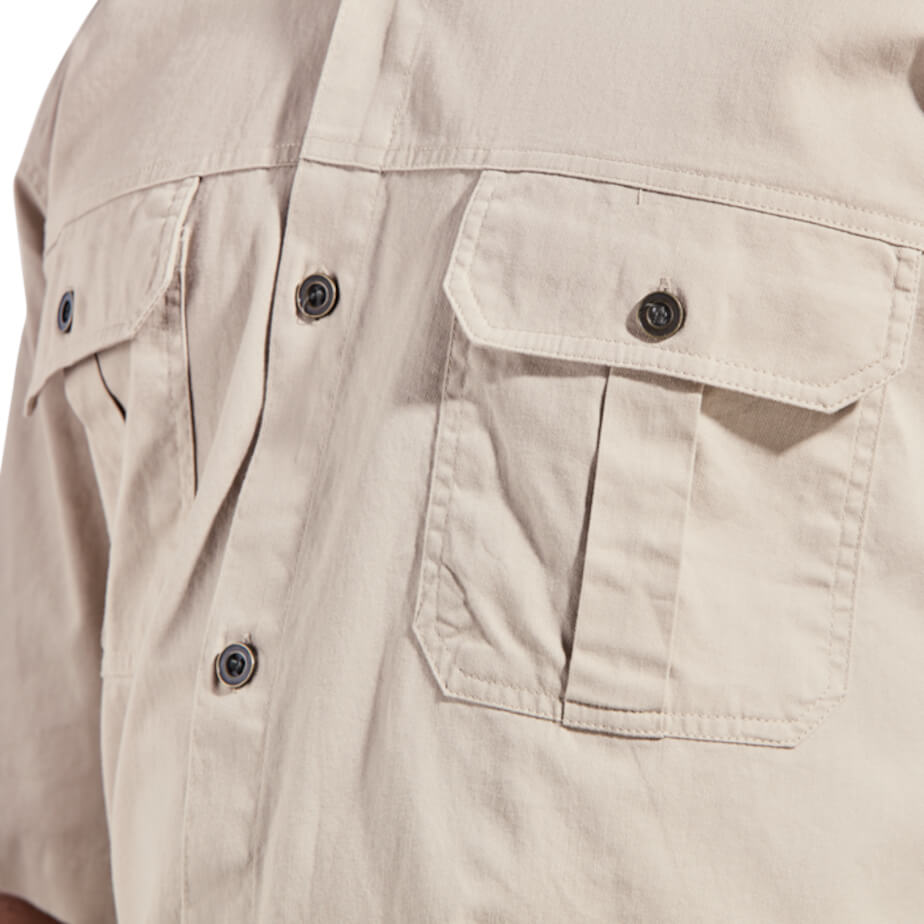 Mens Plain Bush Shirt | Brandability