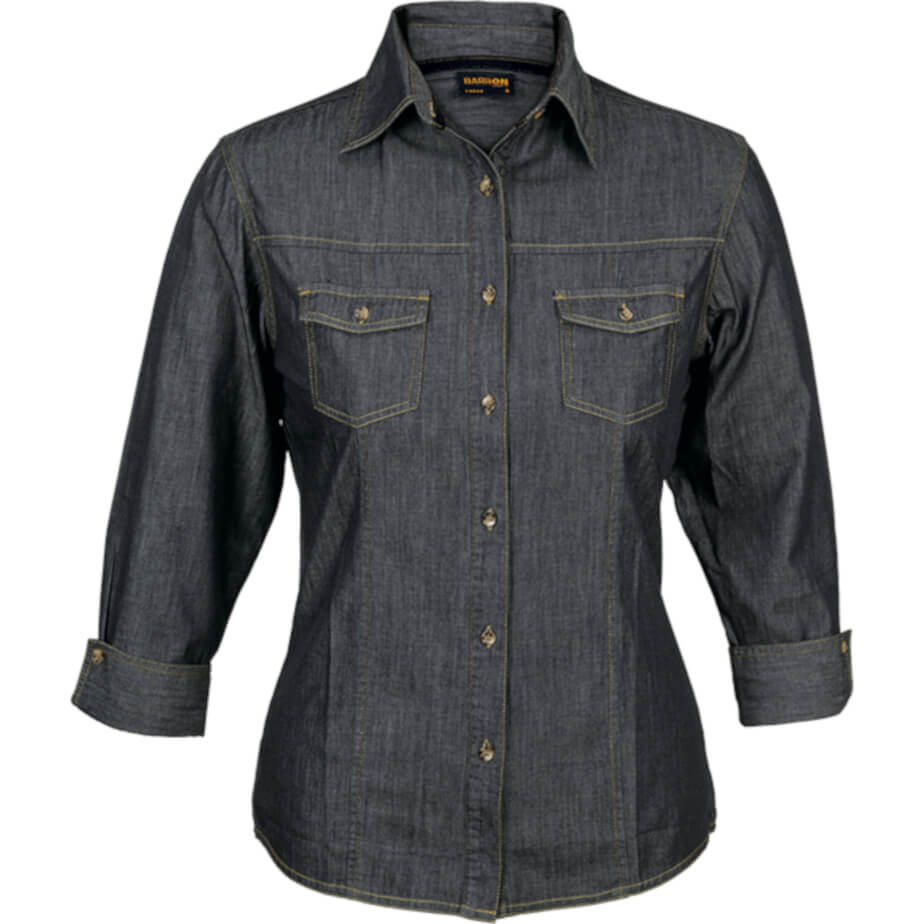 Ladies Denver Denim Blouse | Brandability