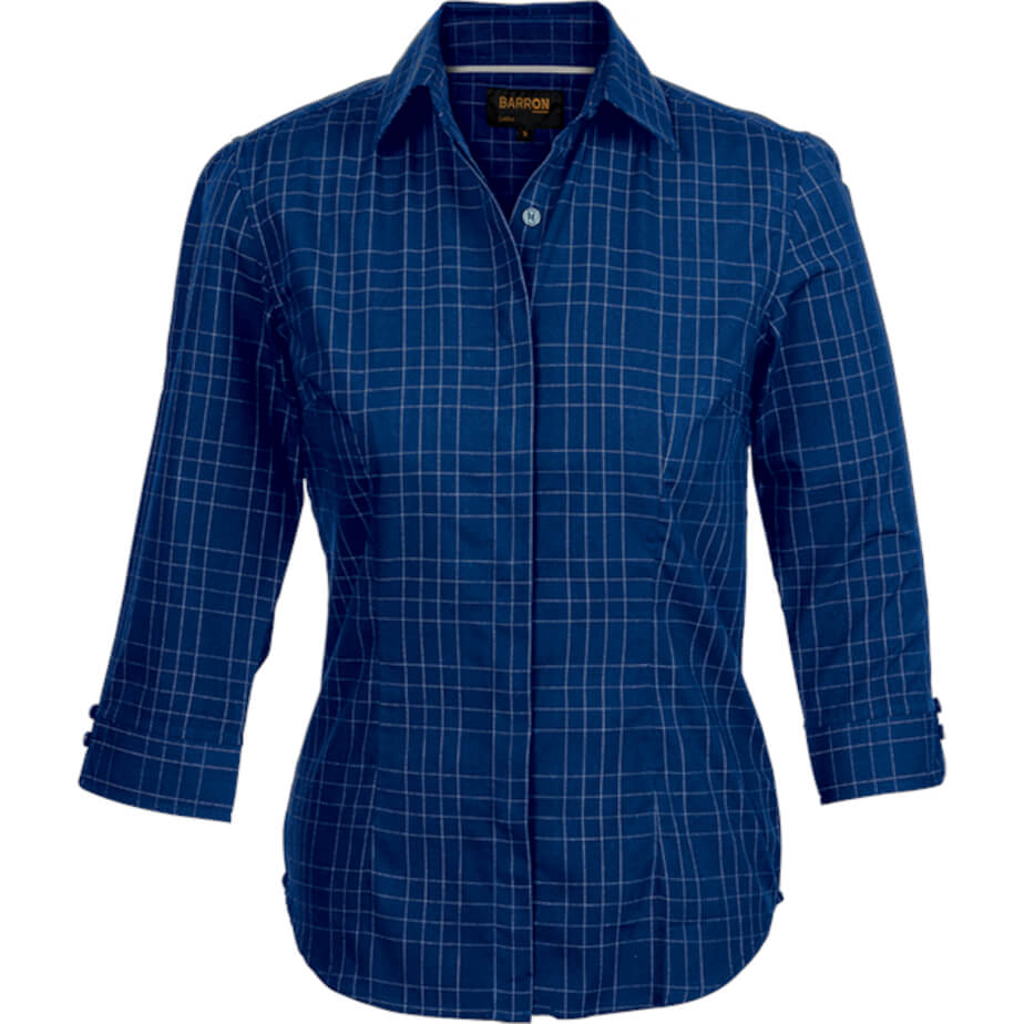 Ladies Hamilton Check Blouse | Brandability