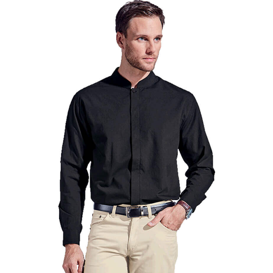 Mens Barista Lounge Long Sleeve | Brandability