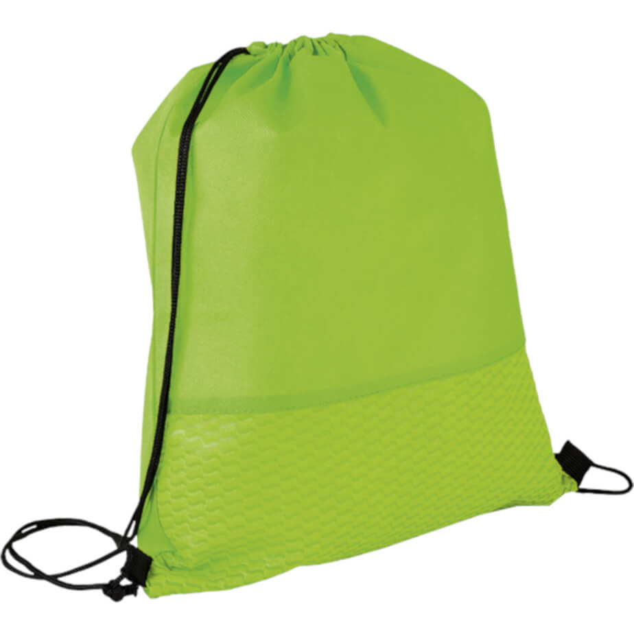 Wave Design Drawstring Bag - Non-Woven | Brandability