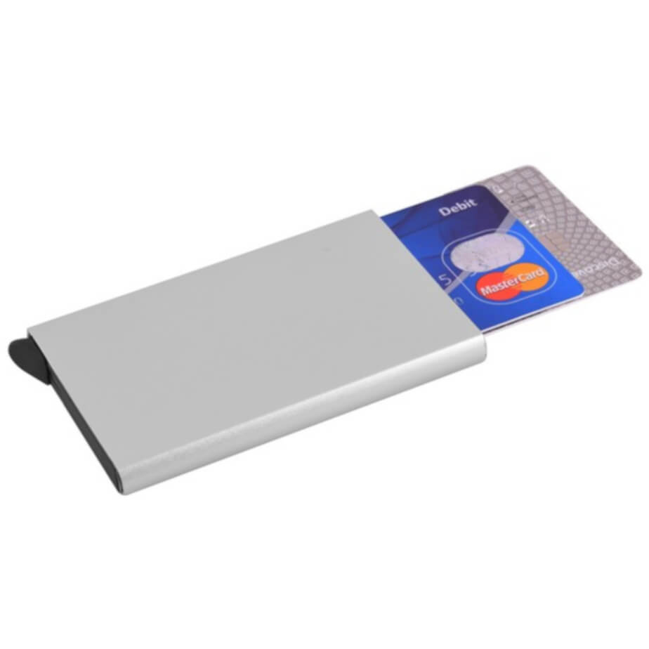 Aluminium Auto Pop-Up Card Holder | Brandability