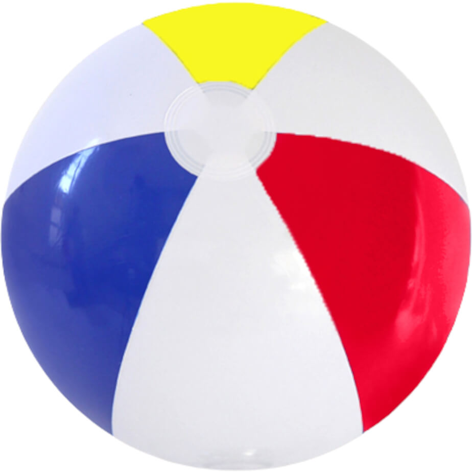 40cm Multi Colour Beach Ball | Brandability