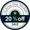 License Disc Sticker | Brandability