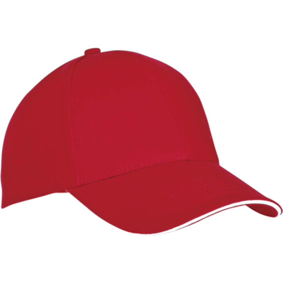 6 Panel Sandwich Peak Cap | Brandability