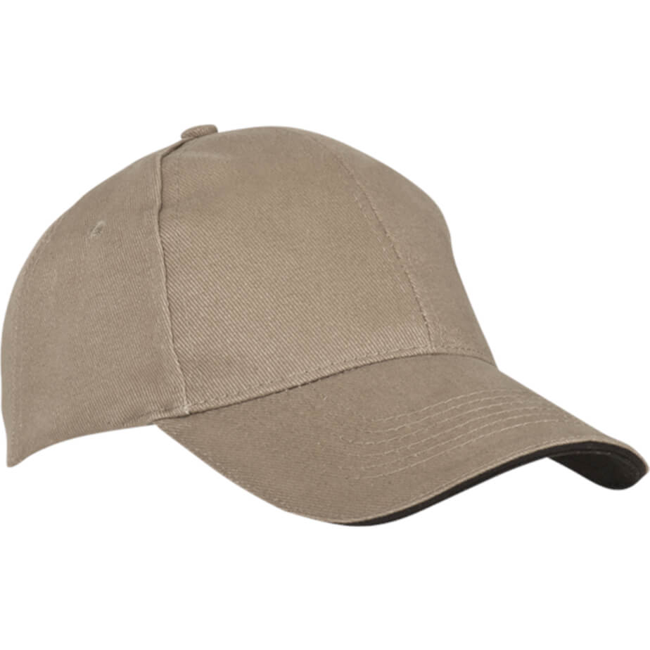 6 Panel Sandwich Peak Cap | Brandability