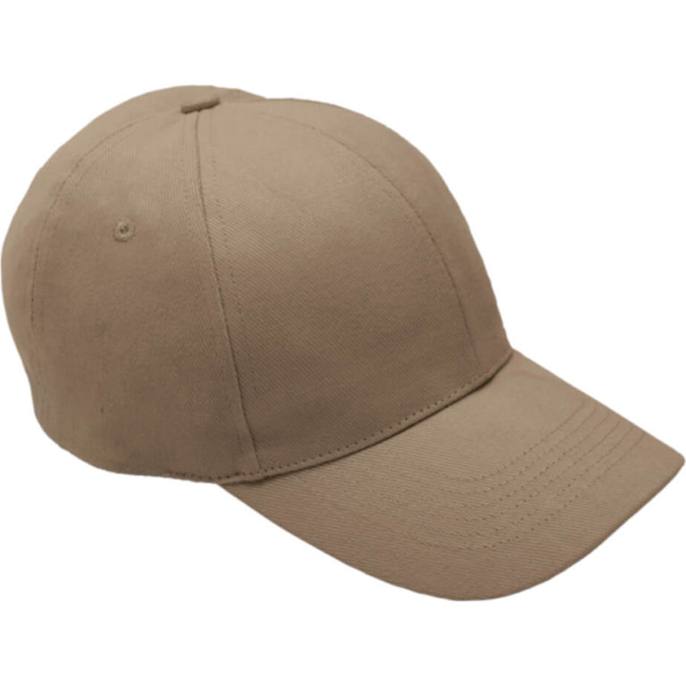 6 Panel Brushed Cotton Cap | Brandability