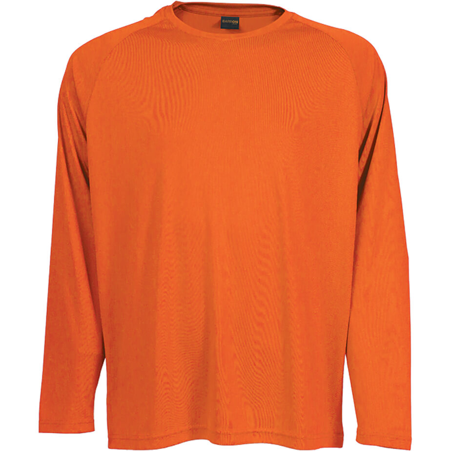 135g Long Sleeve Polyester T-Shirt | Brandability