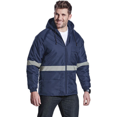 Ground Zero Jacket With Reflective Tape | Brandability