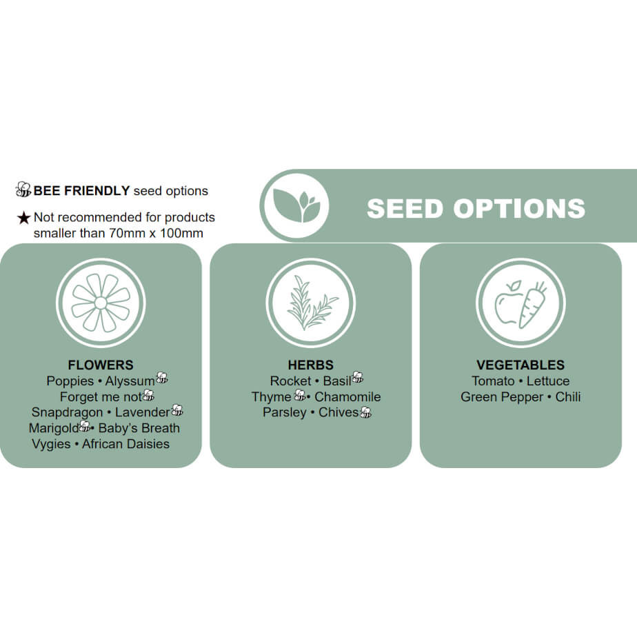 Plantable Paper Seed Kits | Brandability