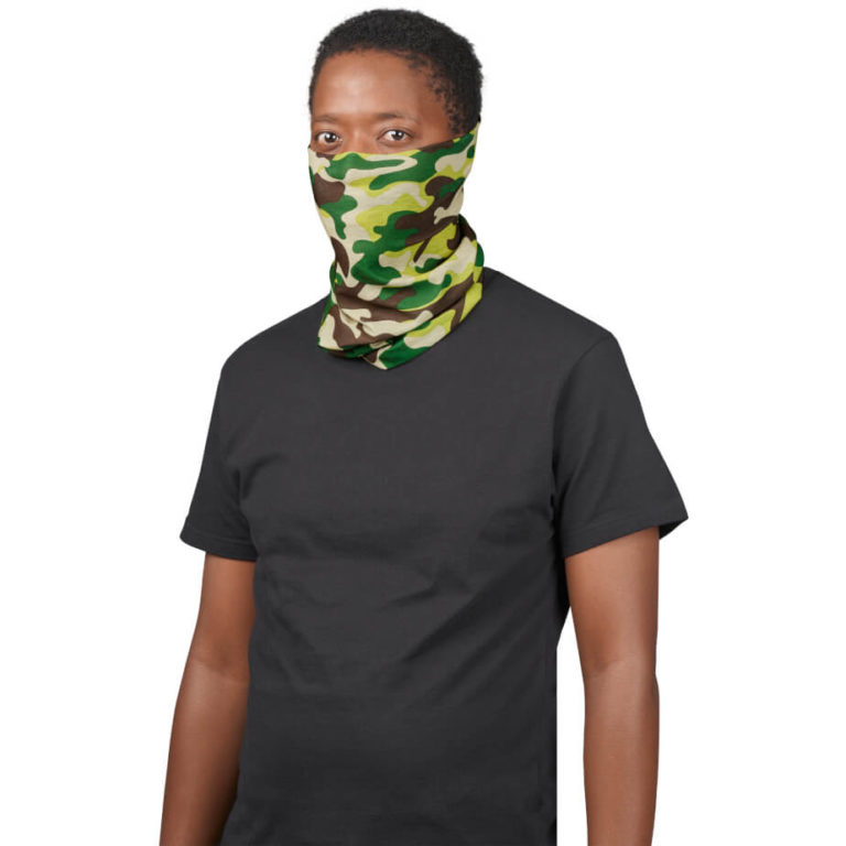 Adults Camo Flexi Tubular Bandana | Brandability