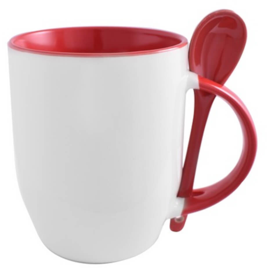Sublimation Whirl Mug & Spoon | Brandability
