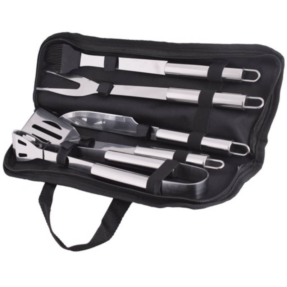 5-Piece Stainless Steel Braai Set | Brandability