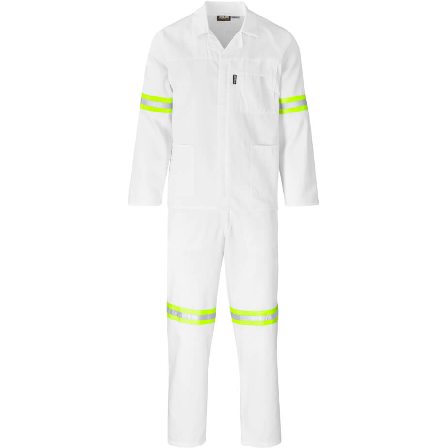 Trade Polycotton Reflective Conti Suit - Yellow Tape | Brandability