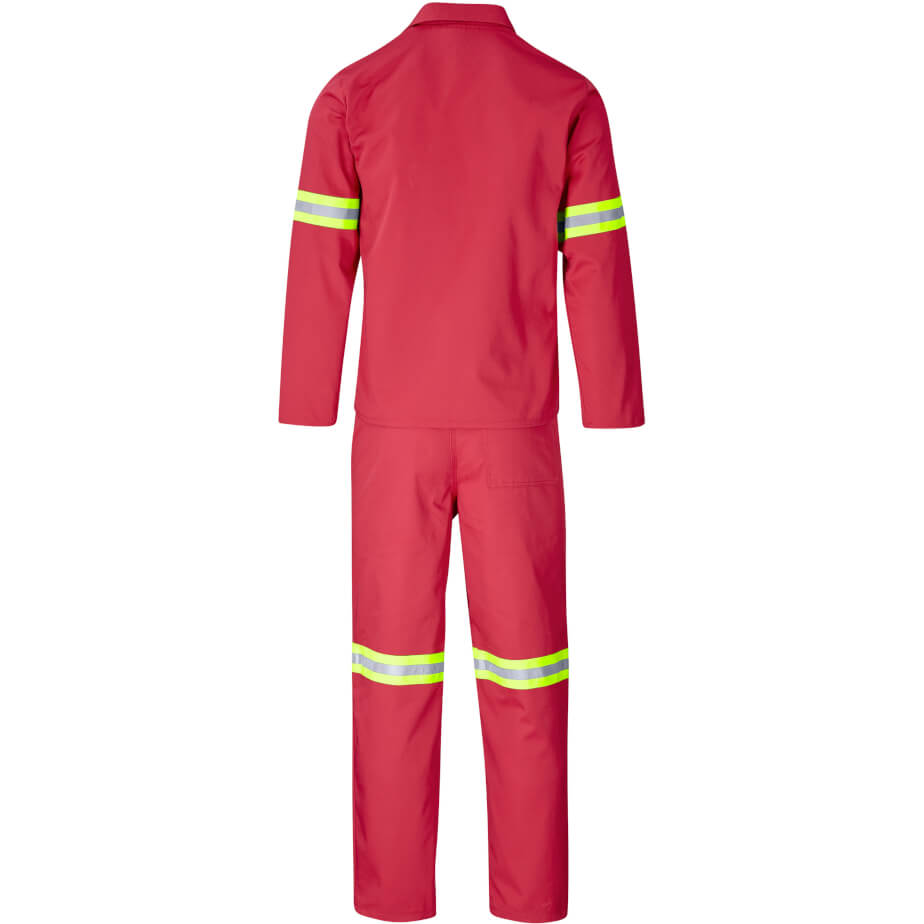 Trade Polycotton Reflective Conti Suit - Yellow Tape | Brandability