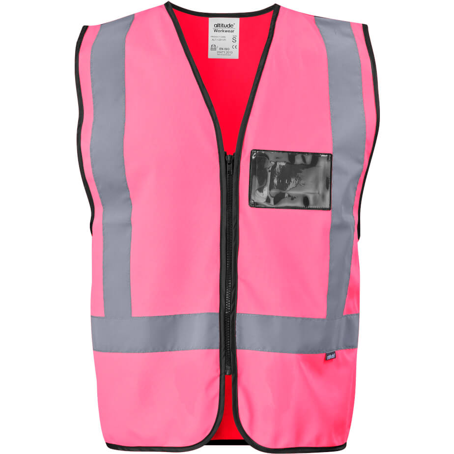 Direction En4 Hi-Viz Reflective Full Zip Vest | Brandability