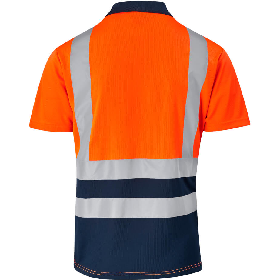 Surveyor Two-Tone Hi-Viz Reflective Golf Shirt | Brandability