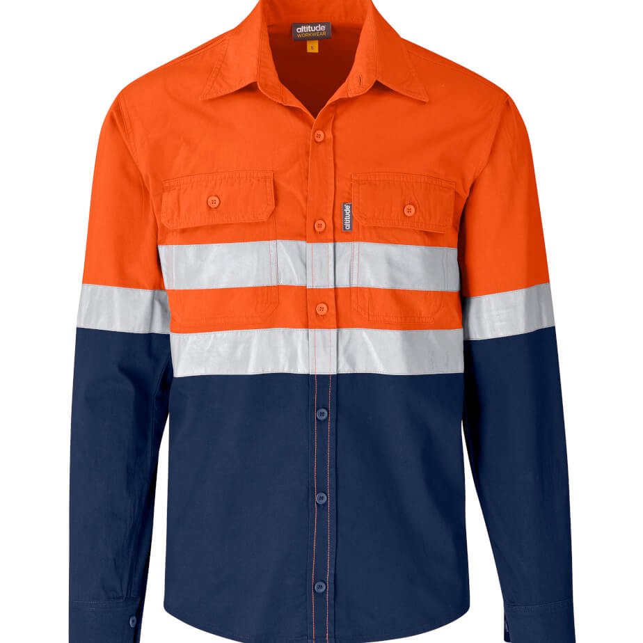 Access Vented Two-Tone Reflective Work Shirt | Brandability