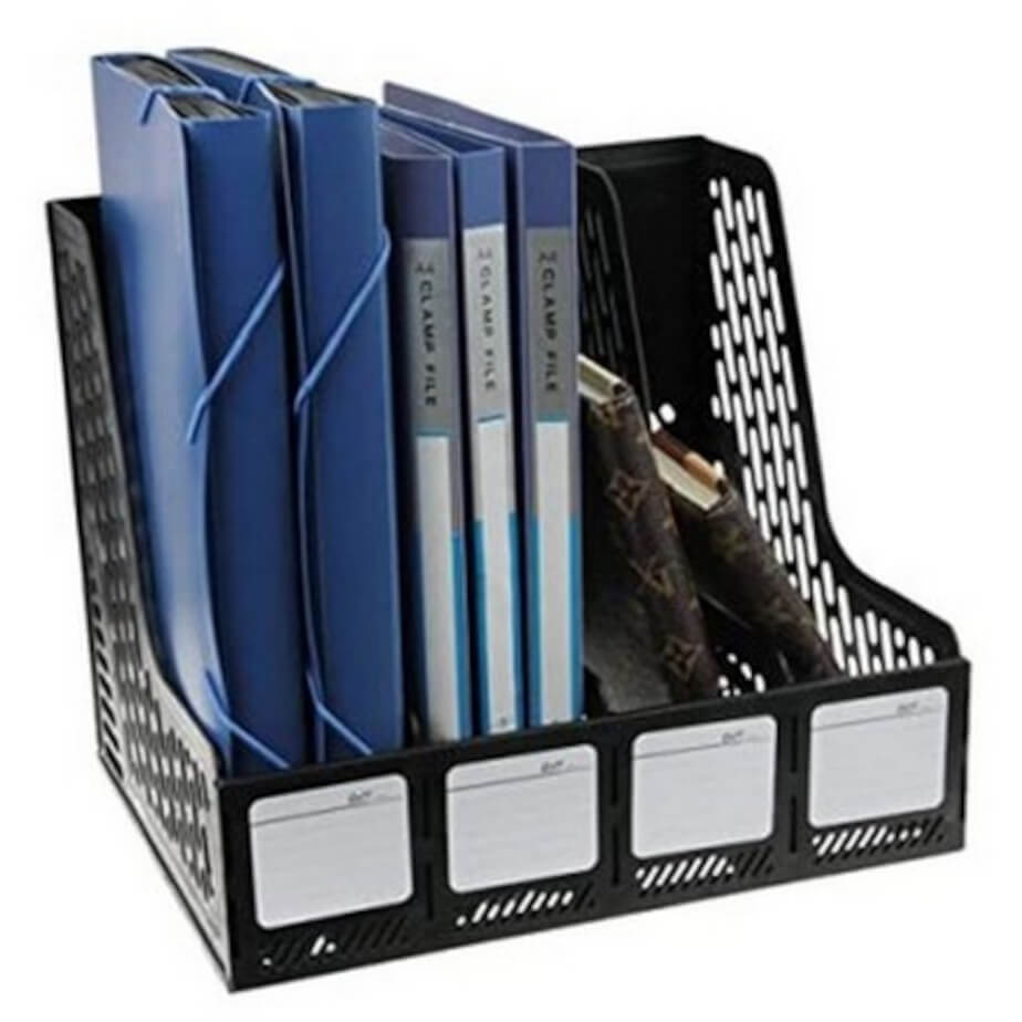 E9845 File Holder Extra Storage Case Desk Organizer Temu, 56% OFF