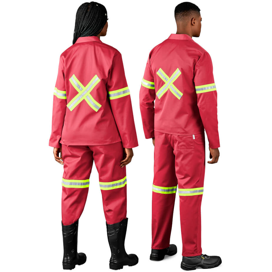 Trade Polycotton Conti Suit - Reflective Arms, Legs & Back - Yellow ...