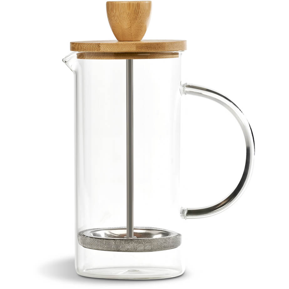 Okiyo Osu Glass & Bamboo Coffee Plunger | Brandability