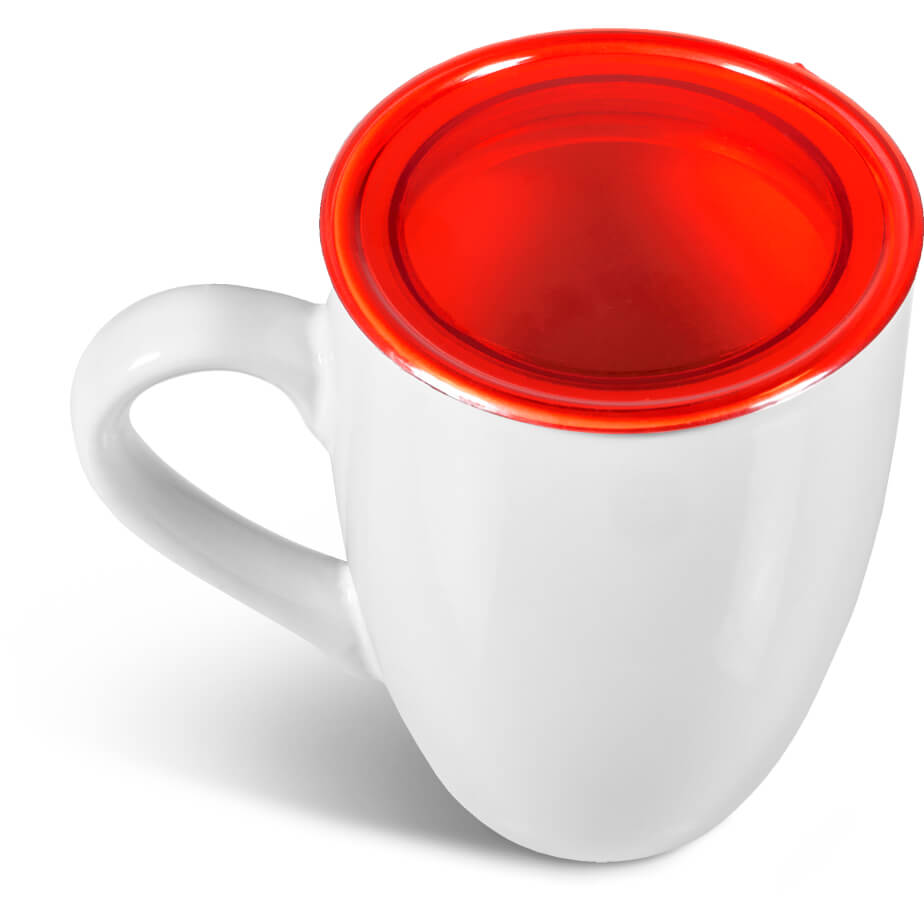 Seattle Ceramic Coffee Mug & Lid | Brandability