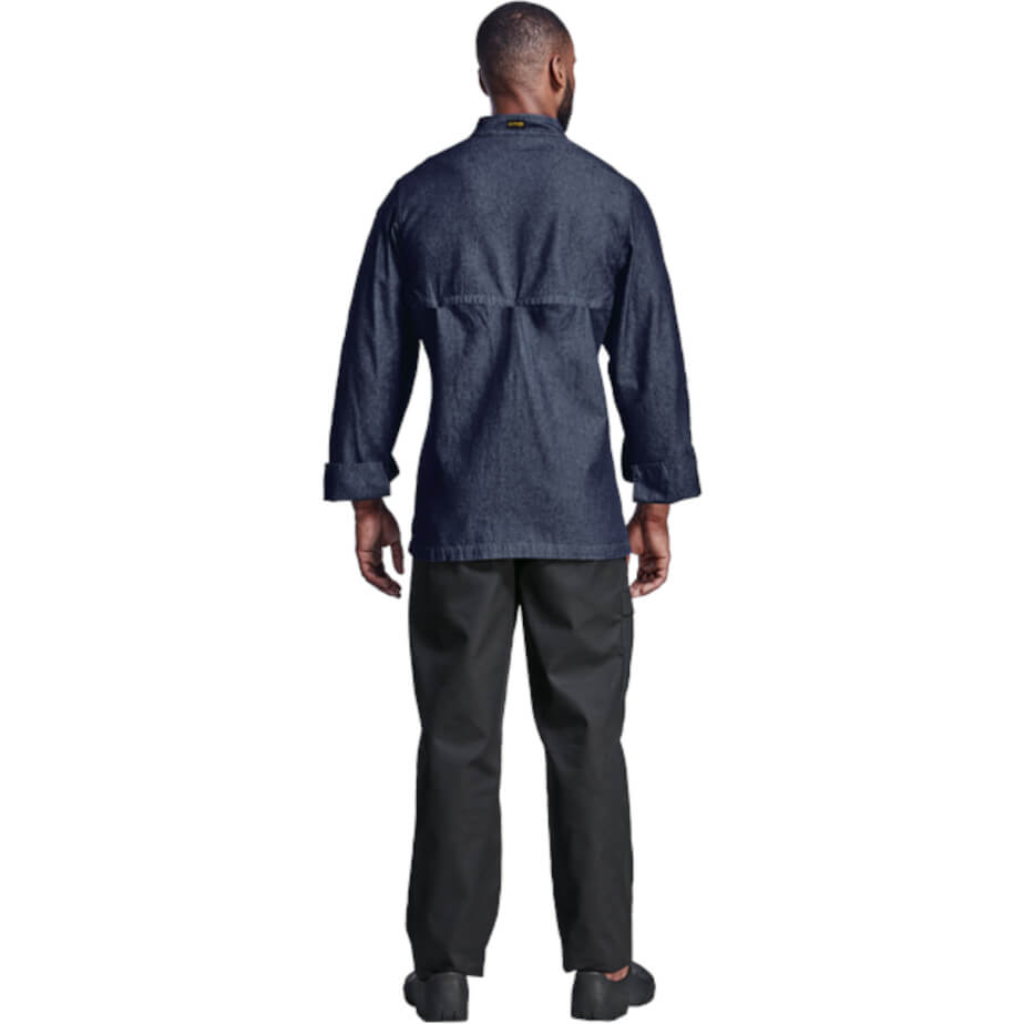 Premium Denim Chef Jacket | Brandability