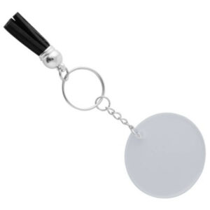 Acrylic Keychain with Tassles | Brandability