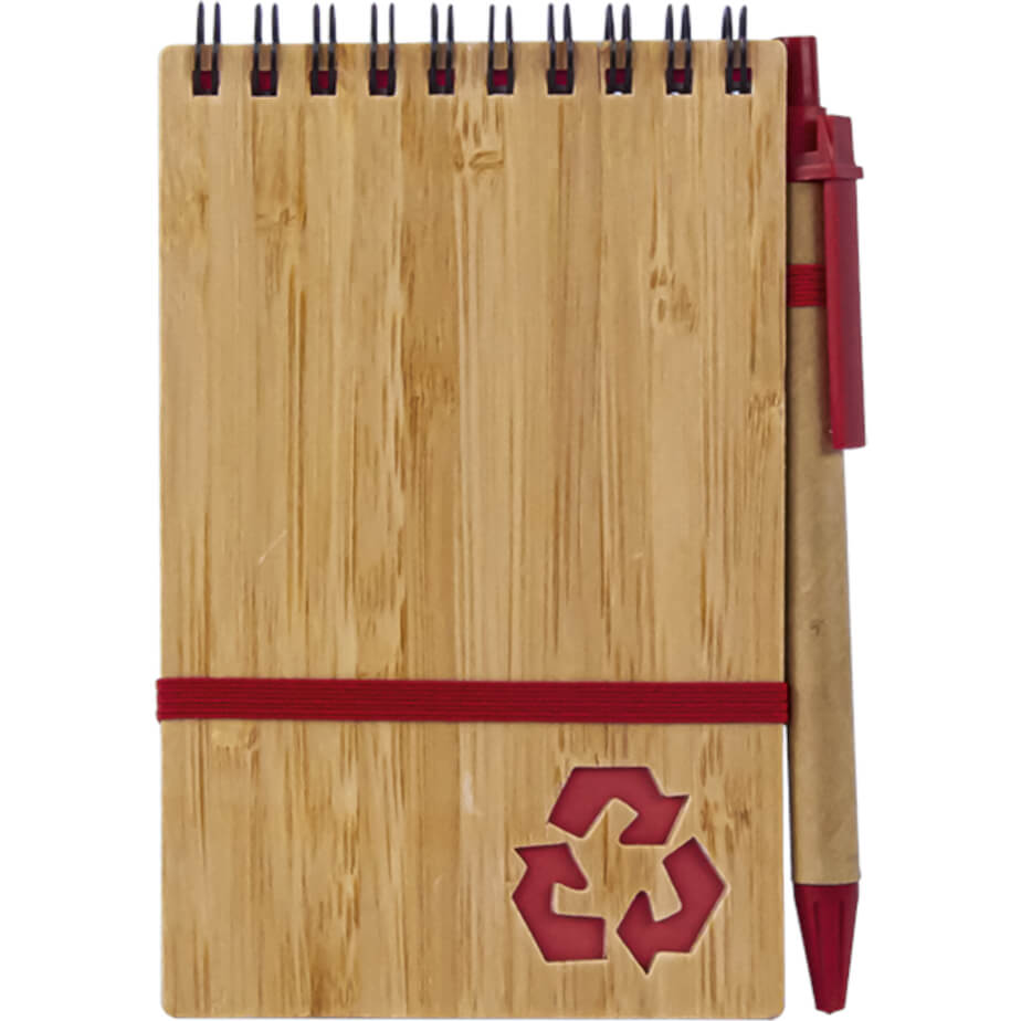 Bamboo Notebook With Pen | Brandability