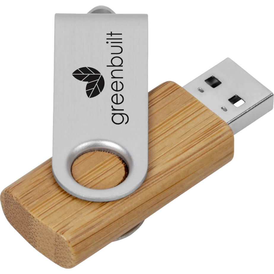 Okiyo Shimasu Bamboo Flash Drive - 8GB | Brandability