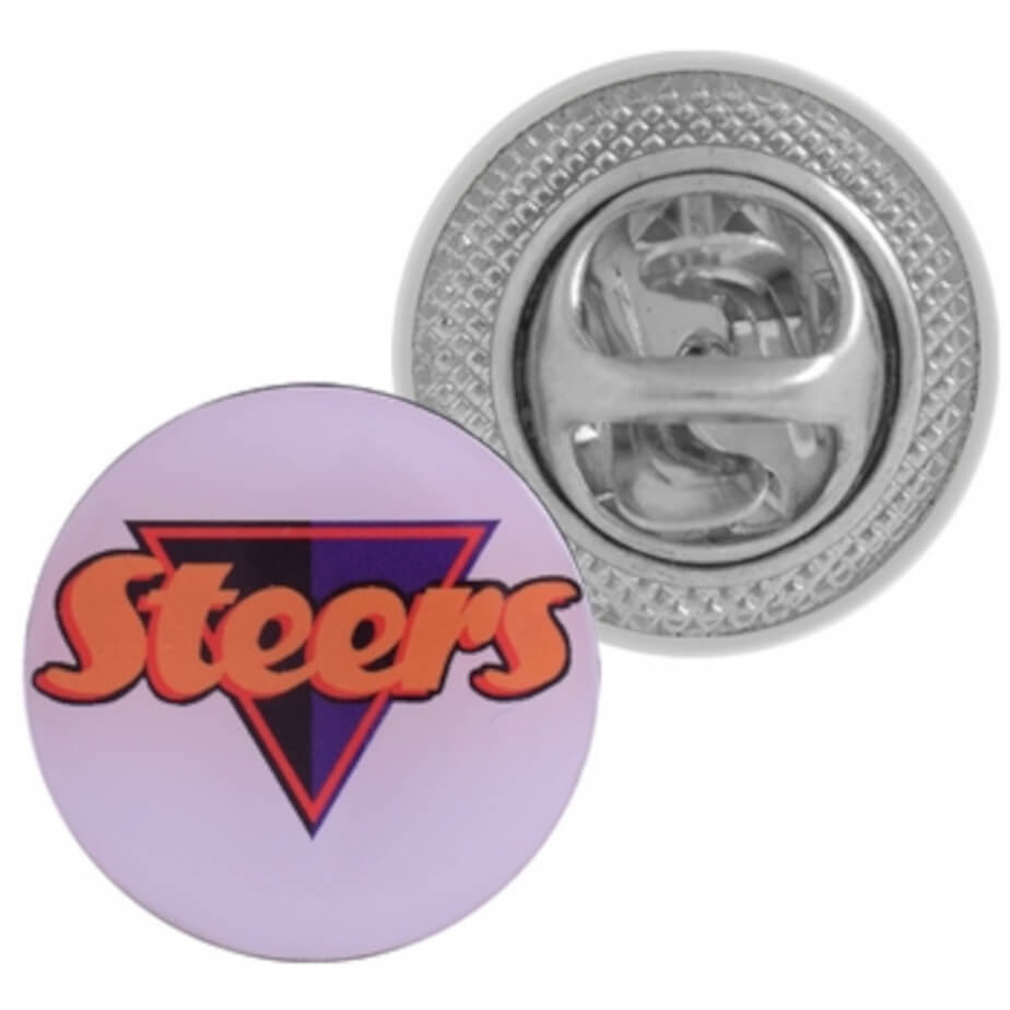 Round Lapel Badge - Pin Clip | Brandability