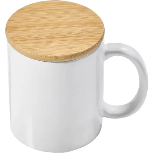 Okiyo Sozo Bamboo & Ceramic Sublimation Coffee Mug | Brandability
