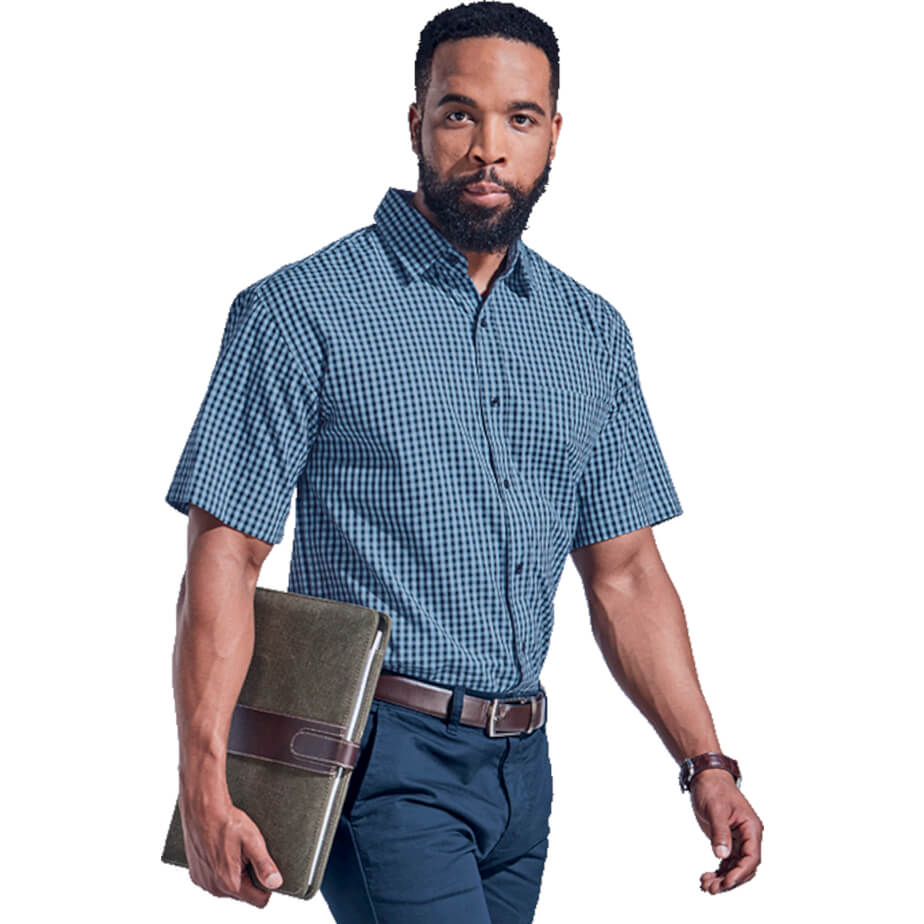 Unity Check Lounge Short Sleeve | Brandability