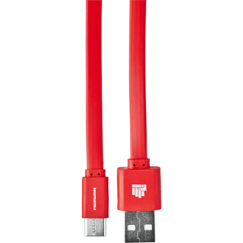 IND 1.2m Flat Type C Charger Cable | Brandability