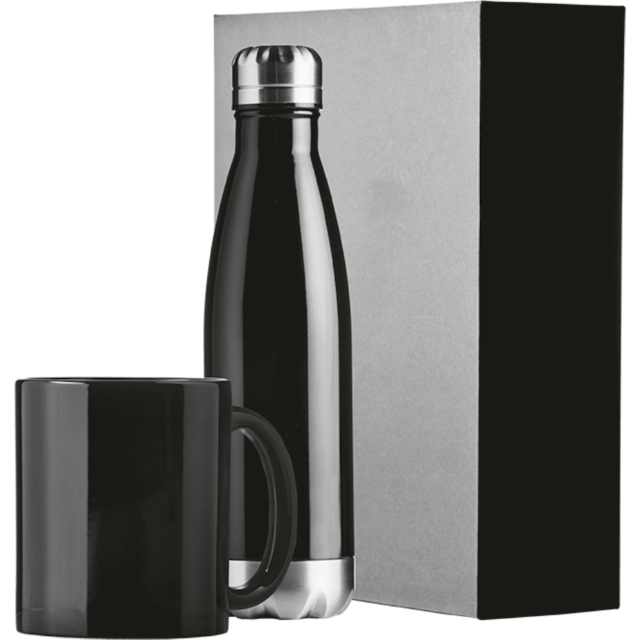 Stainless Steel Bottle & Mug Gift Set | Brandability