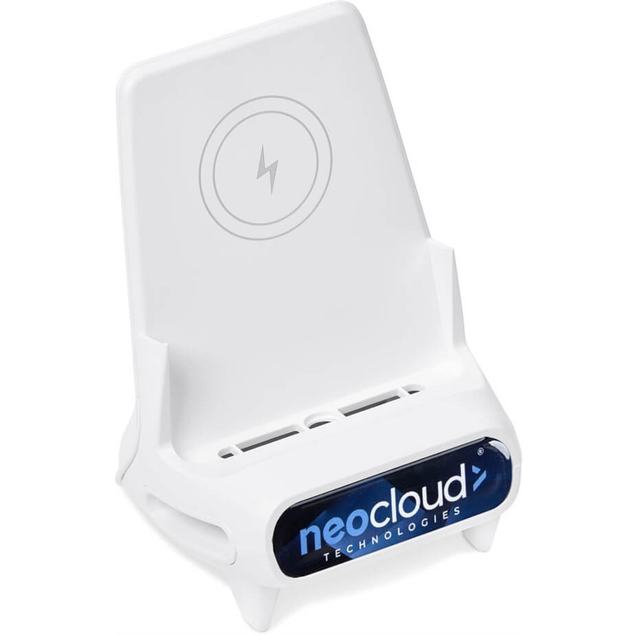 Altitude Wingback Wireless Charging Phone Stand | Brandability