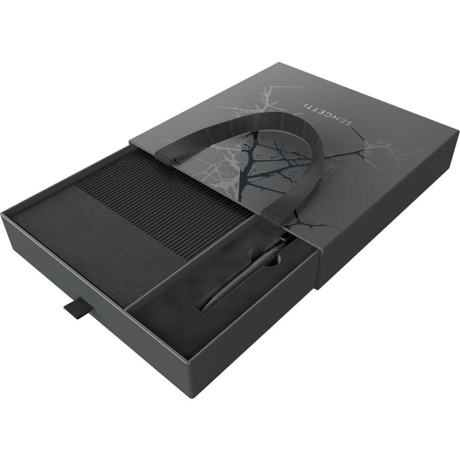 Andy Cartwright Sengetti Ribbed Pen & Notebook Gift Set | Brandability