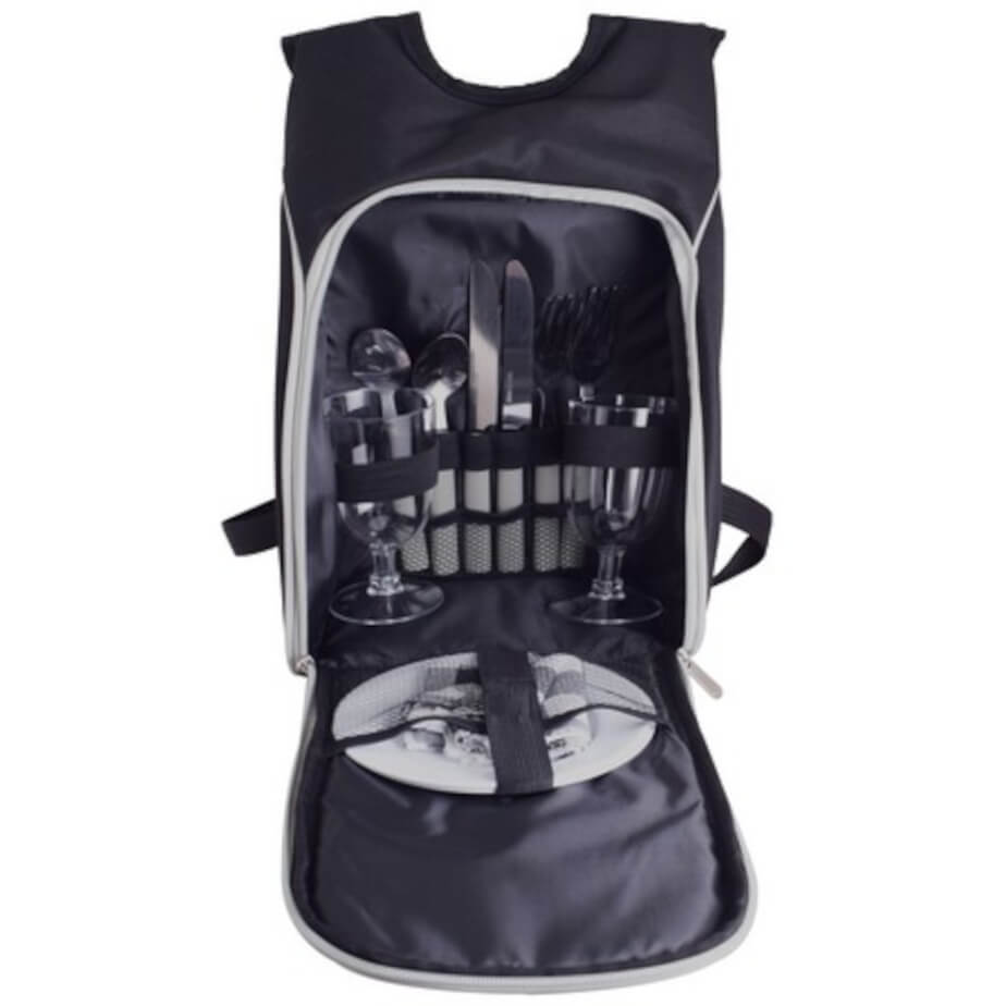 2-Person Cheese and Wine Picnic Backpack | Brandability