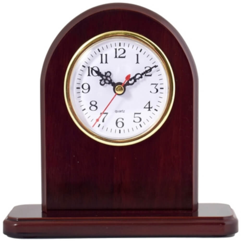 Rosewood Desk Clock | Brandability