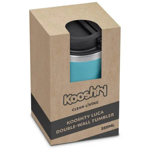 Kooshty Luca Stainless Steel & Plastic Double-Wall Tumbler | Brandability