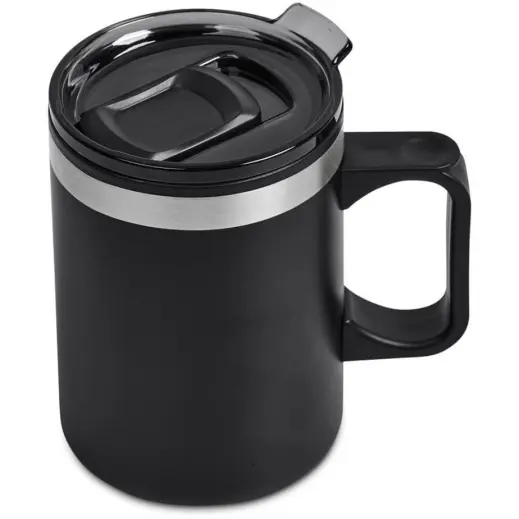 Kooshty Angelo Stainless Steel & Plastic Double-Wall Mug | Brandability