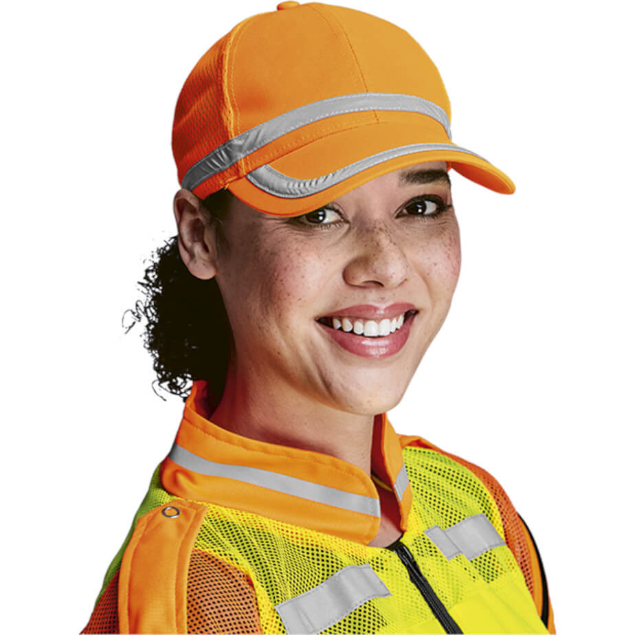 Barron Safety Cap With Mesh | Brandability