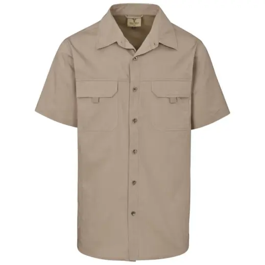 Mens Short Sleeve Mawenzi Twill Shirt | Brandability
