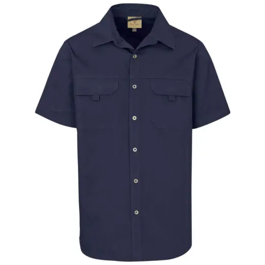 Mens Short Sleeve Mawenzi Twill Shirt | Brandability
