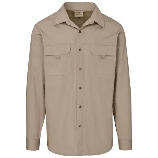 Mens Long Sleeve Mawenzi Twill Shirt | Brandability